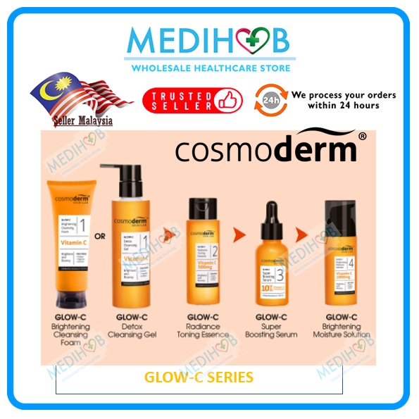 COSMODERM GLOW-C VITAMIN C (2025) | Shopee Singapore