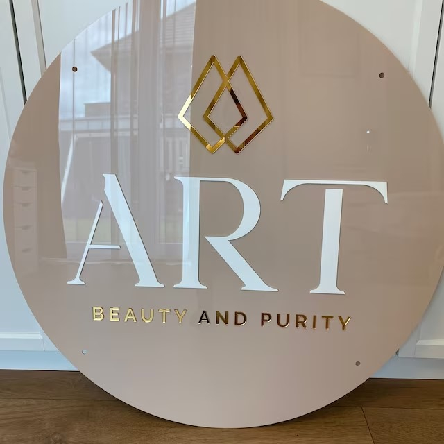 Mini Round Indoor Sign 30cm / Business Logo,Wedding Welcome Board ...