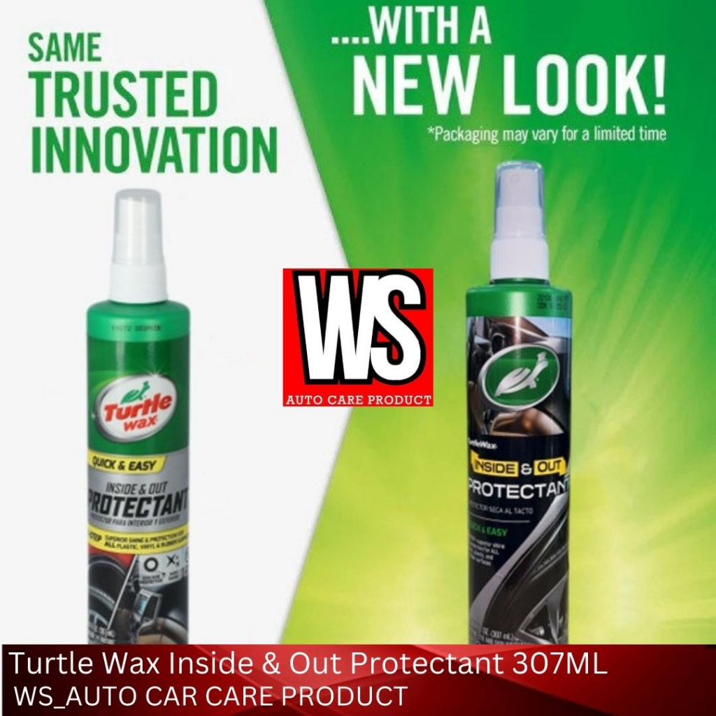 Turtle Wax Inside & Out Protectant Dashboard/Tire/Trim/Molding/Door ...