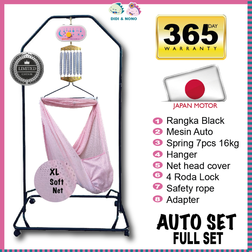 Baby cradle cot , spring cot , buaian bayi, rangka sarung, baby cradle ...