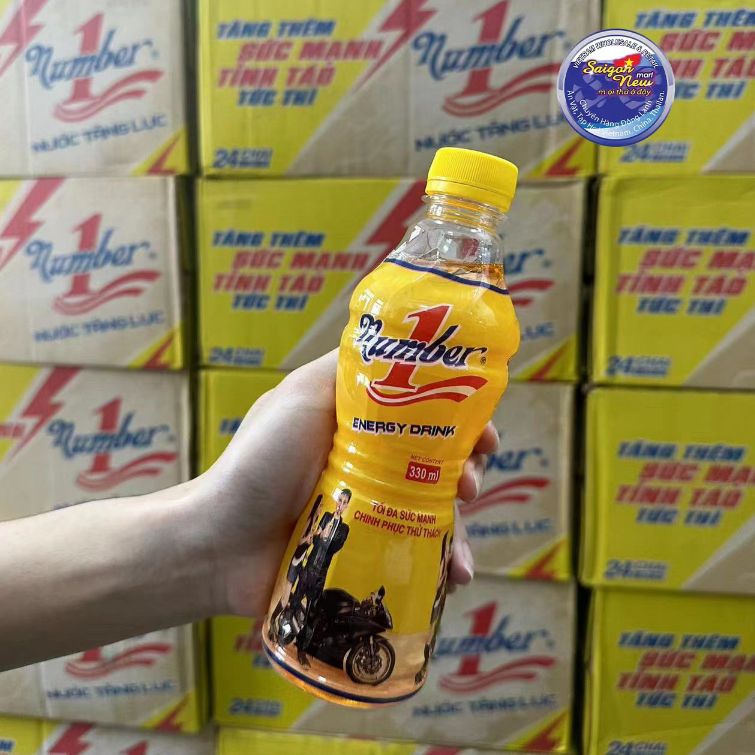 Nuoc Tang Luc Number One - Energy Drinks 1Box ( 24 Bottle x 330ml ...