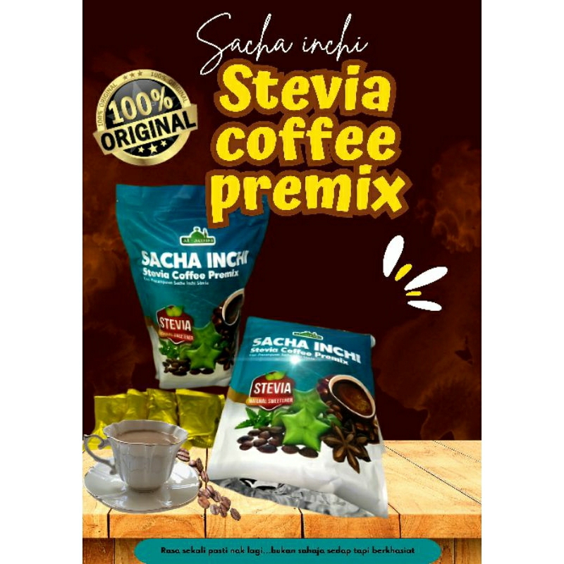 kopi sacha inchi/stevia coffee premix | Shopee Singapore