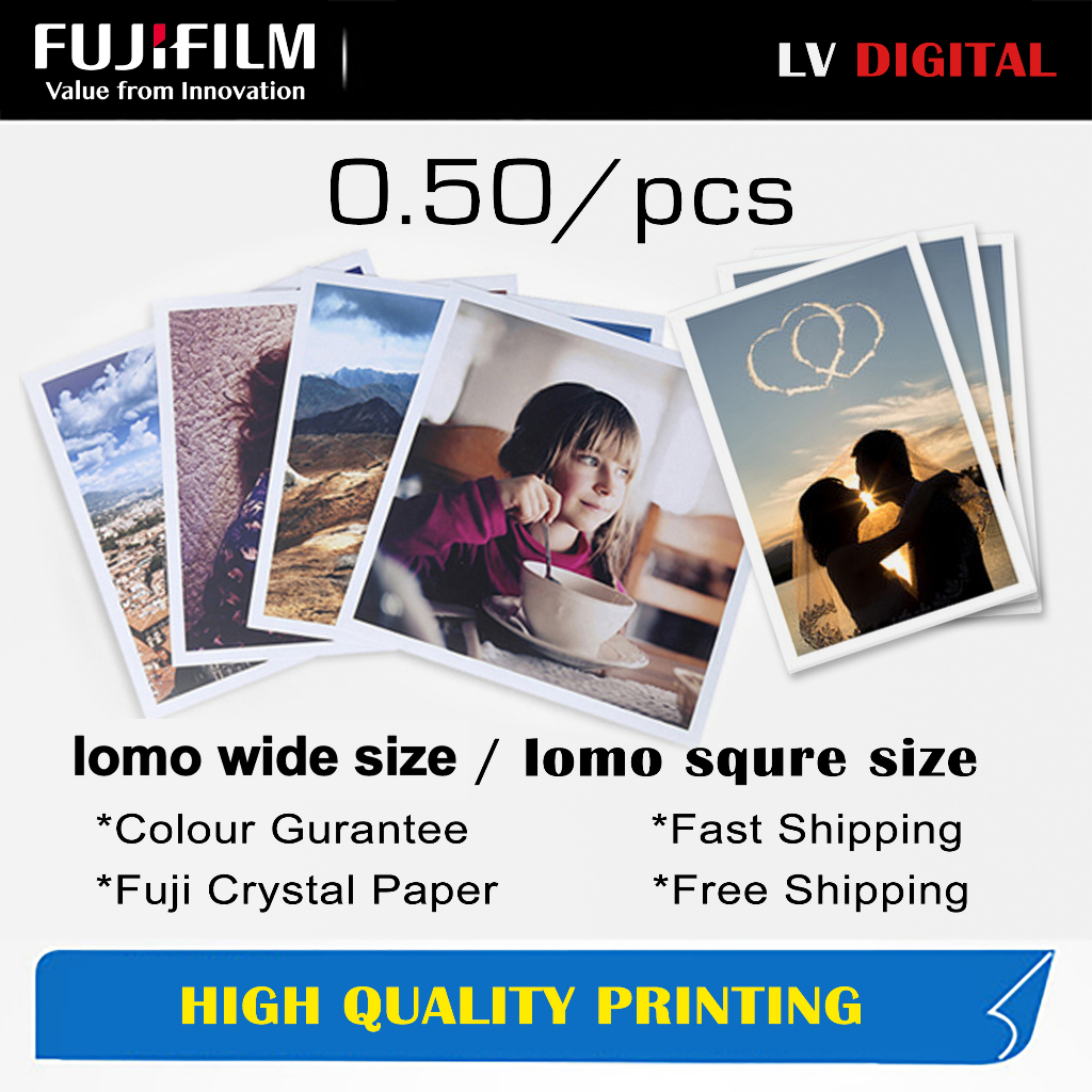 Lomo Wide / Lomo Square High Quality Printing | Shopee Singapore