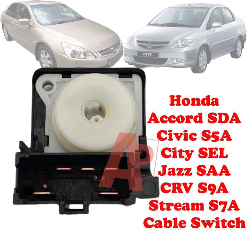 Honda Accord SDA Civic S5A City SEL Jazz SAA CRV S9A Stream S7A Cable ...