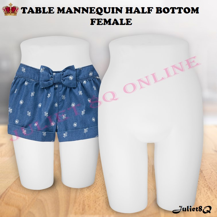 Female Panties Display Mannequin Table Display Half Bottom Female ...