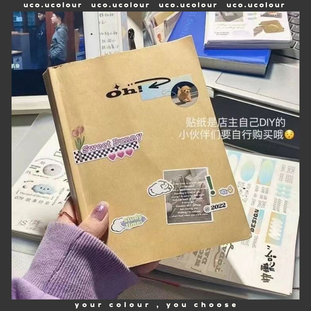 uco DIY A5 Draft Notebook 笔记本草稿本 *free transparent cover | Shopee Singapore