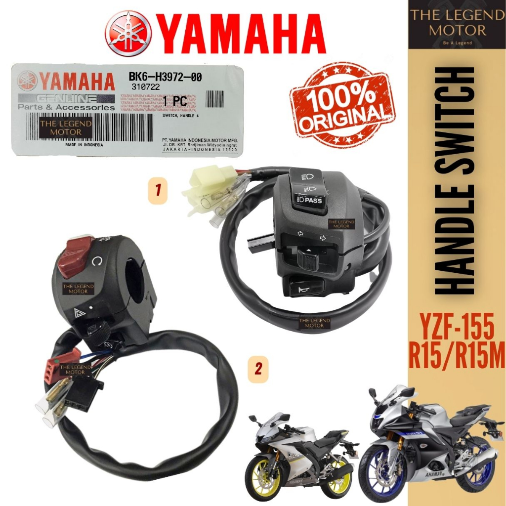 R15 YZF155 VVA YZF 155 R155 Handle Switch Left Right Horn Button Hi Low ...