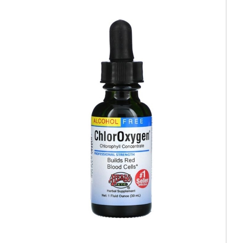 ChlorOxygen, Chlorophyll Concentrate, Alcohol Free, 20 ml | Shopee ...