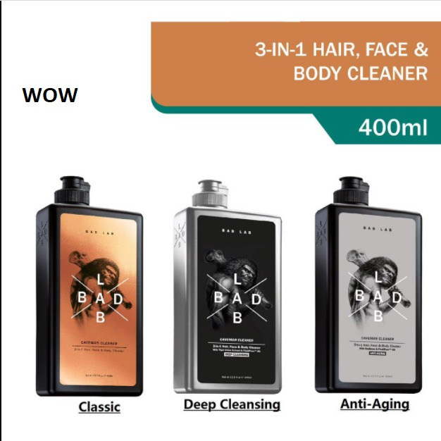 BEST BAD LAB 3IN1 HAIR ,FACE ,BODY CLEANER ANTI AGING,DEEP CLEANSING ...