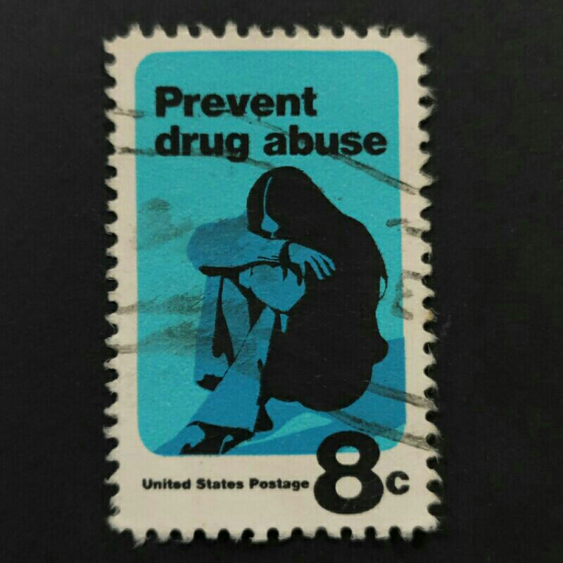 1971 Stamp USA-Complete Unique Used Stamp-8c Prevent Drug Abuse ...