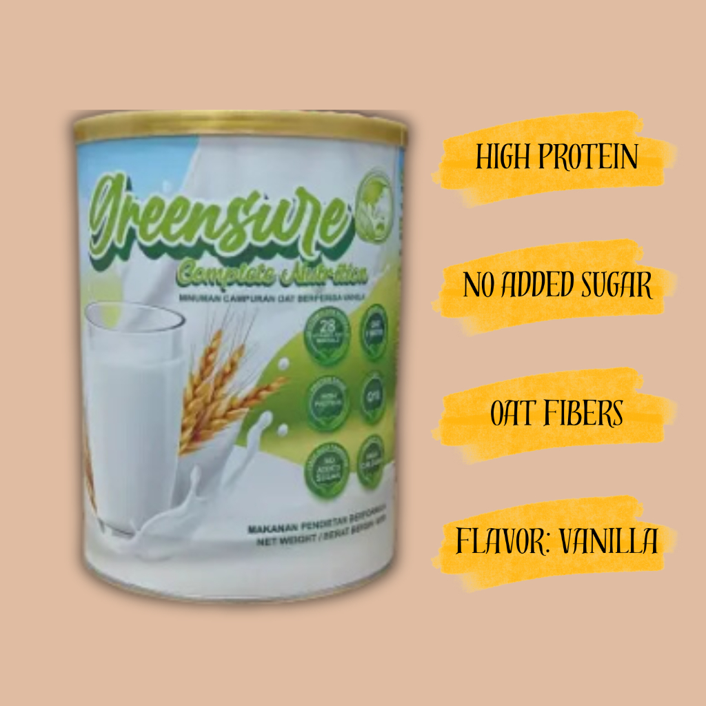 GREENSURE COMPLETE NUTRITION SOY BASED MILK (900G) | Shopee Singapore