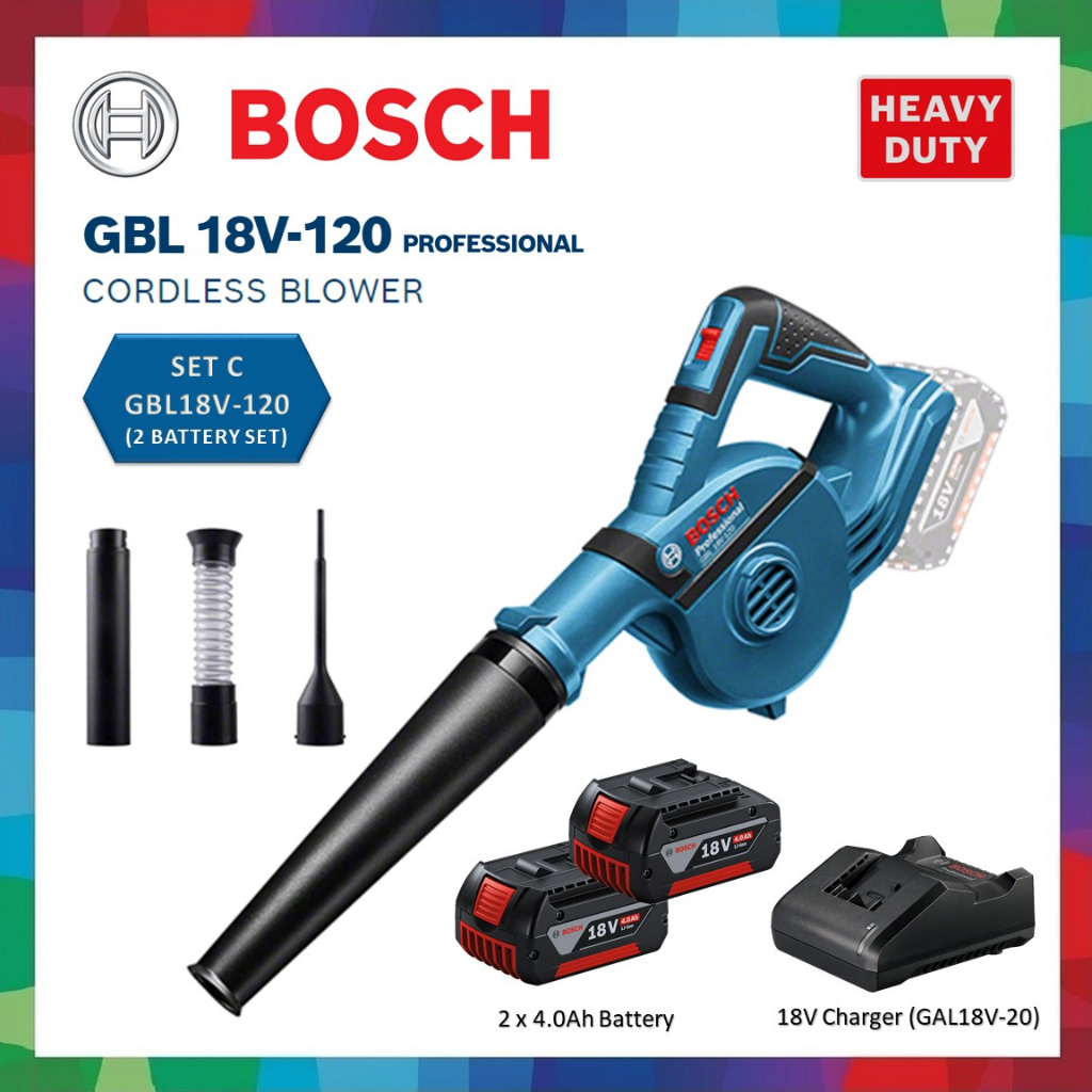 MESIN Bosch GBL18V-120 (SOLO) Heavy Duty Cordless Blower/GBL 18V 120 ...