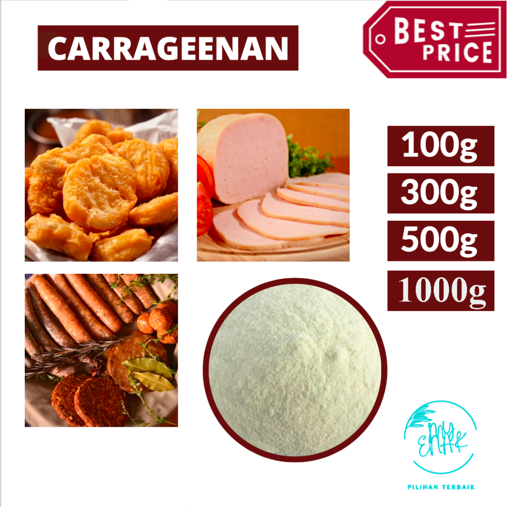 [Food Grade] Carrageenan Gum | Halal | Kappa | Gelling Agent | Jelly ...