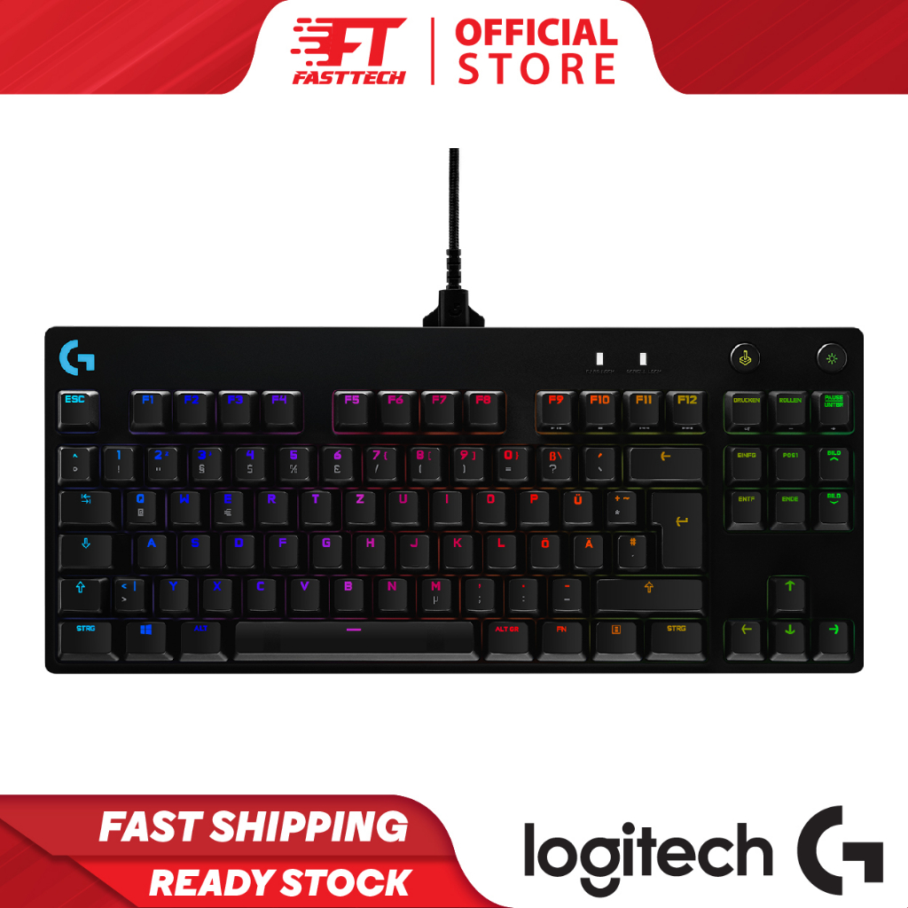 LOGITECH G PRO X Wired Keyboard with Swappable Pro-grade Switches ...