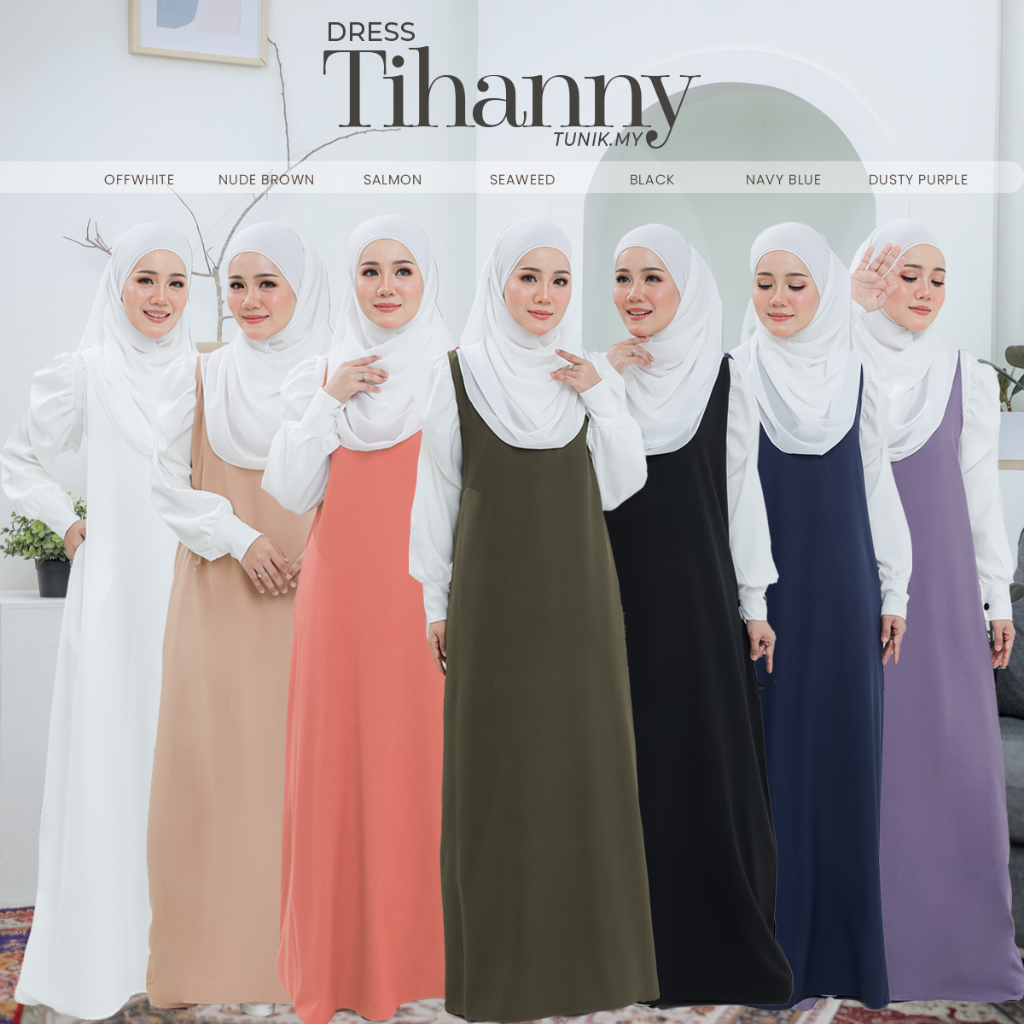 Tunikmy | Tihanny DRESS (NOT INCLUDING INNER) | Shopee Singapore