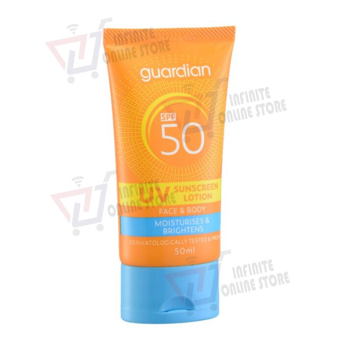 Guardian Face & Body UV Sunscreen Lotion SPF50 (50ml / 100ml) | Shopee Singapore