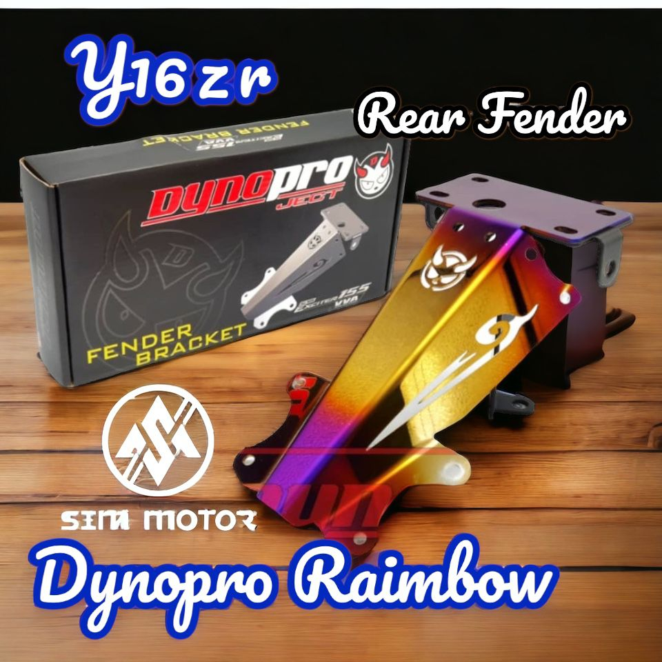 DYNOPRO Y16 TO Y15/ EXCITER 155 REAR FENDER BRACKET TITANIUM GOLD ...