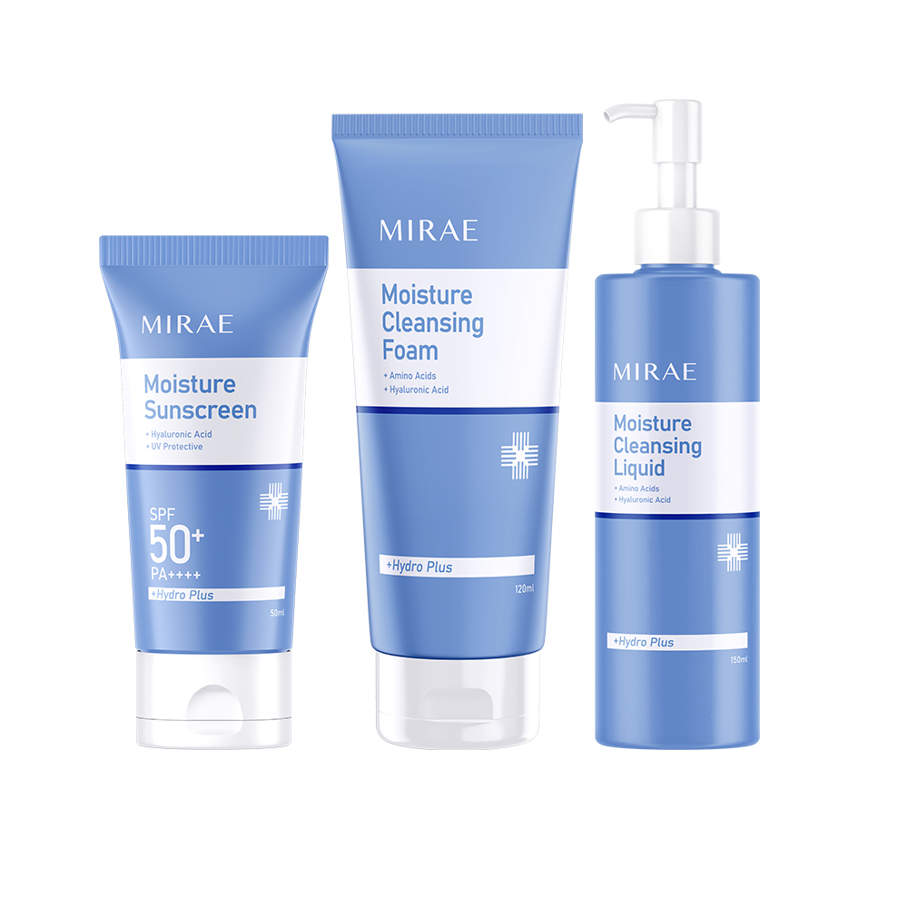 Mirae Moisture Cleansing Foam 120ml + Cleansing Liquid 150ml ...