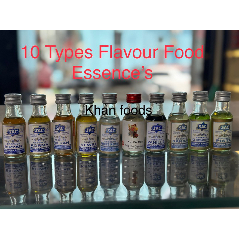 Food Essence Sac Pakistan 10 Flavoured Food Essence 25ML Biryani,White ...