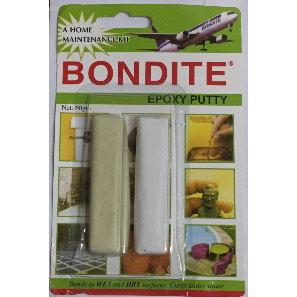 Bondite Epoxy Putty Adhensive DIY repair 60G | Shopee Singapore