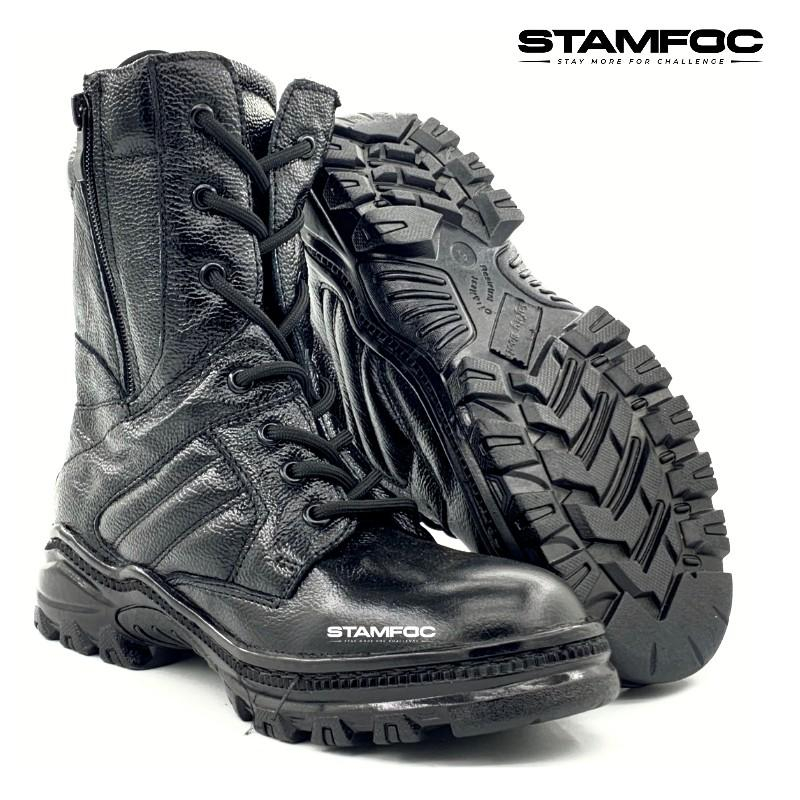 DEL Custom Full Leather tactical boot kasut operasi gd kawad potong no ...