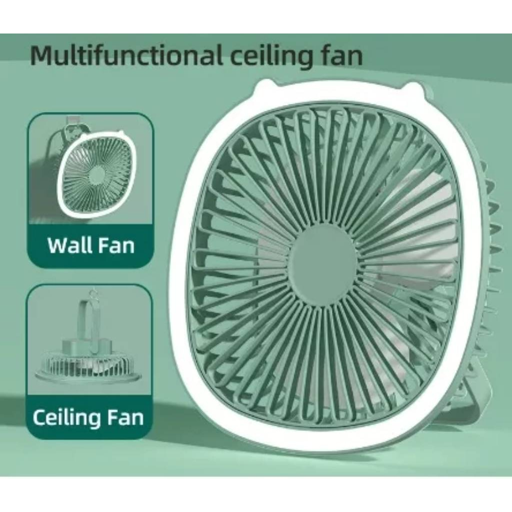 3 IN 1 Rechargeable Mini fan portable fan mini kipas fan cute mini ...