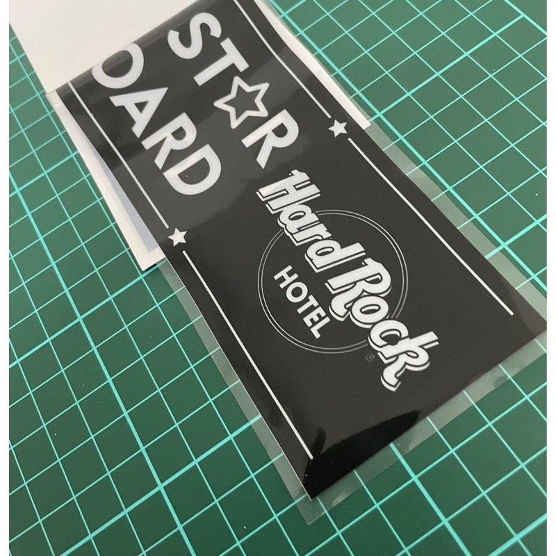 Hard Rock Rockstar On Board Car Sticker (long) | Shopee Singapore