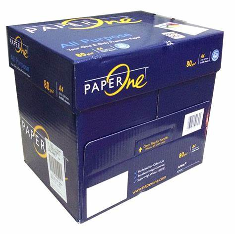 PAPER ONE A4 80gsm 500sheets Copier Paper 1 Box (5 Reams) | Shopee ...