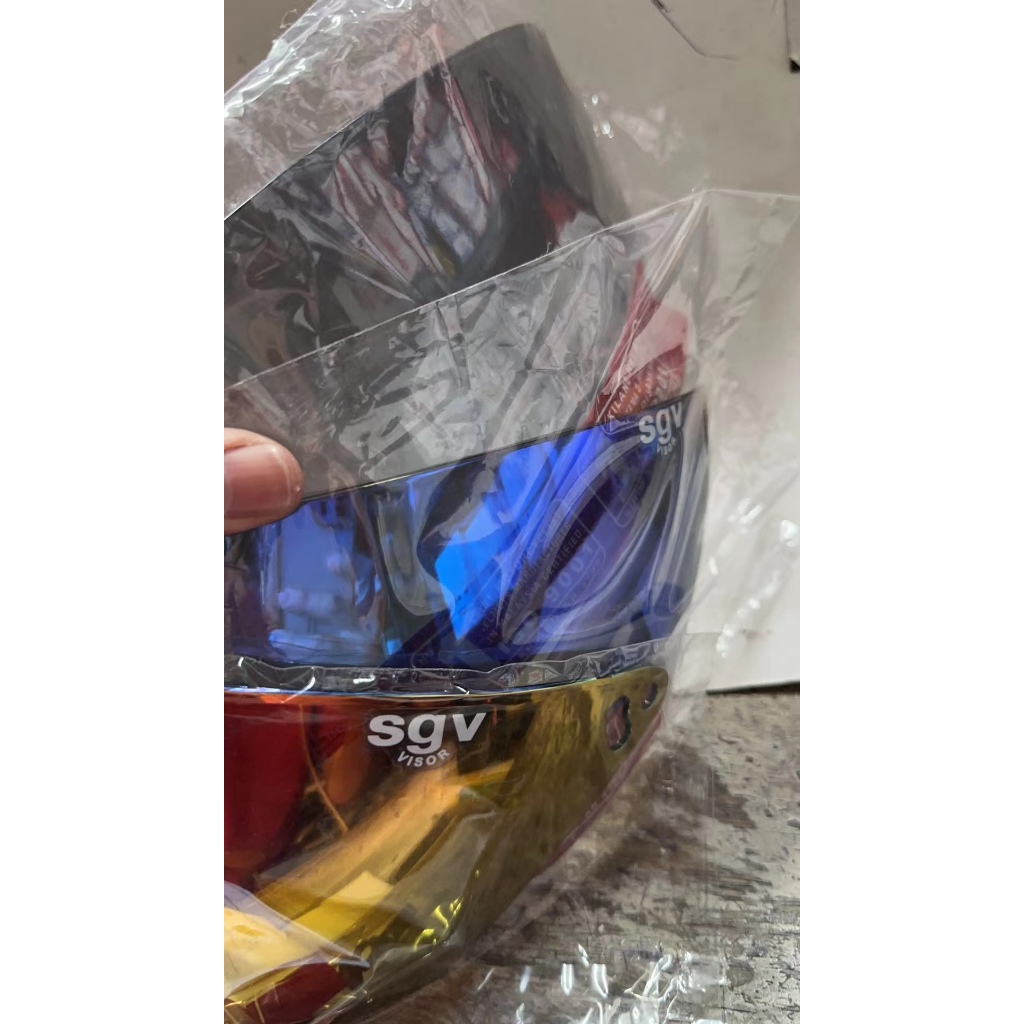 SGV RIDER 2 , CRUISER 2 VISOR ( TINTED , IRIDIUM RED , BLUE ) | Shopee Singapore