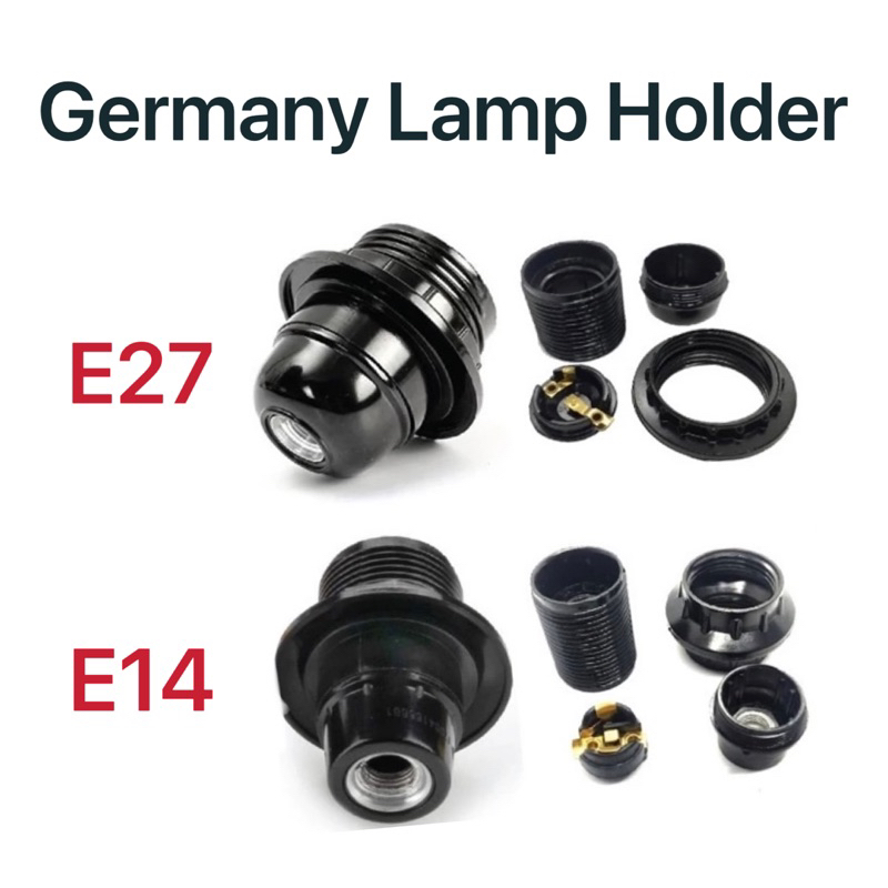 Germany Holder E27 E14 Hanging Pendant Table Ceiling Wall Lamp Shade ...