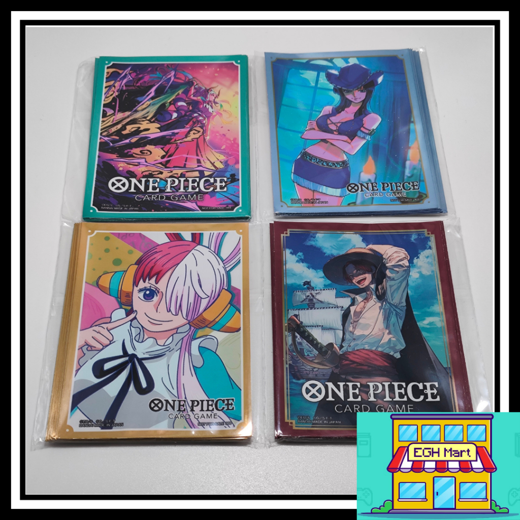 One Piece Card Game - Card Sleeve - Shank Yamato Robin Uta | Shopee ...