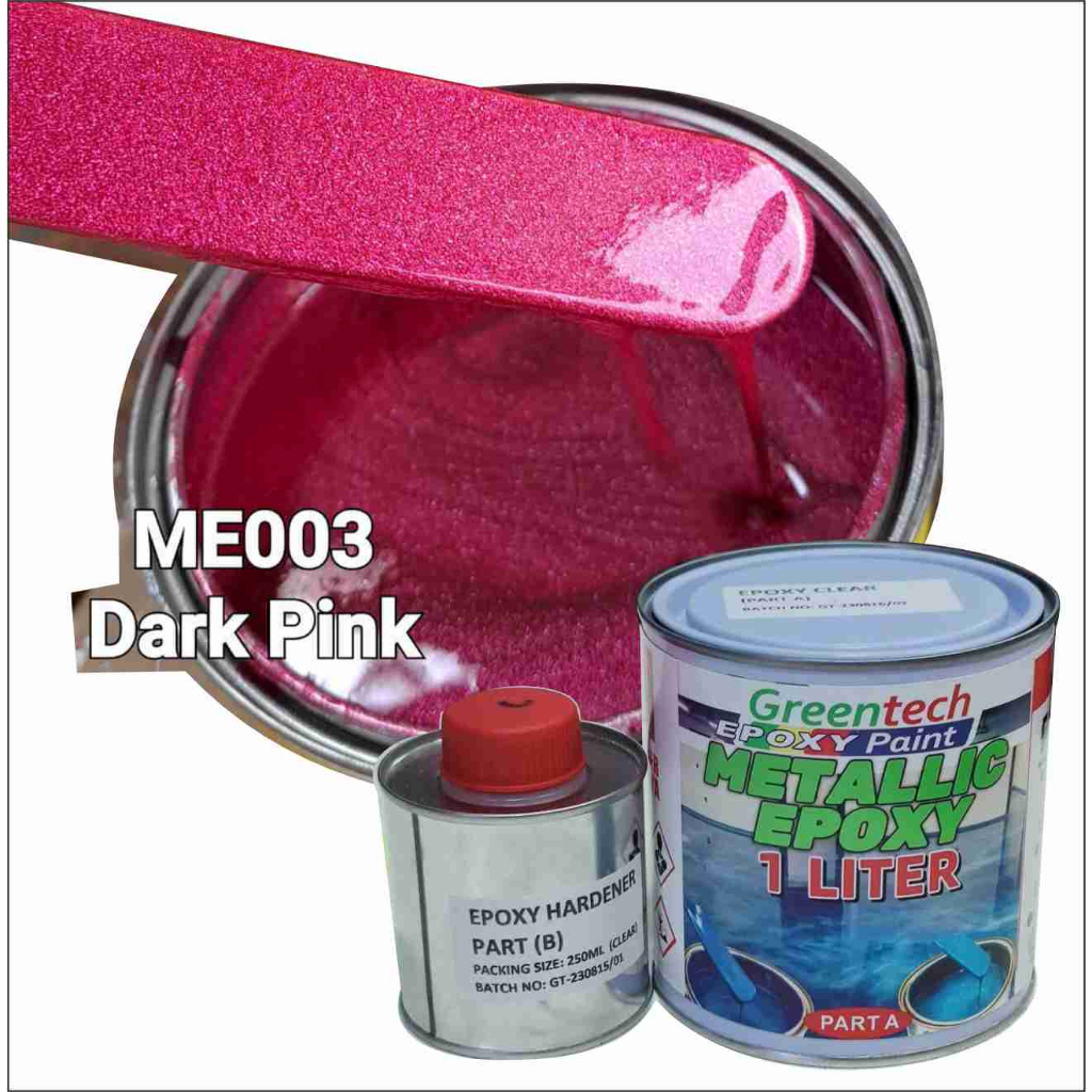 1L ( Metallic Epoxy Paint ) 1L METALLIC EPOXY FLOOR PAINT COATING Tiles ...