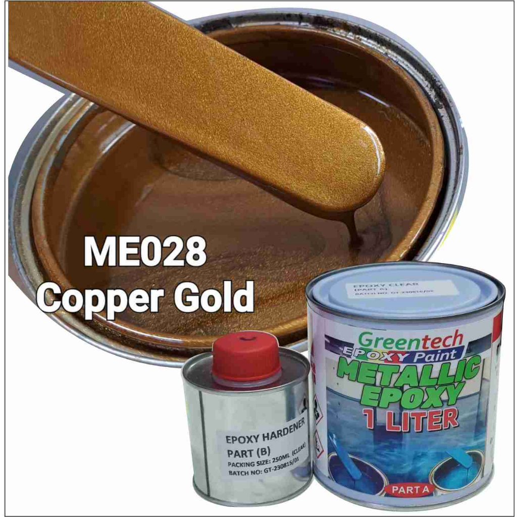 1L ( Metallic Epoxy Paint ) 1L METALLIC EPOXY FLOOR PAINT COATING Tiles ...