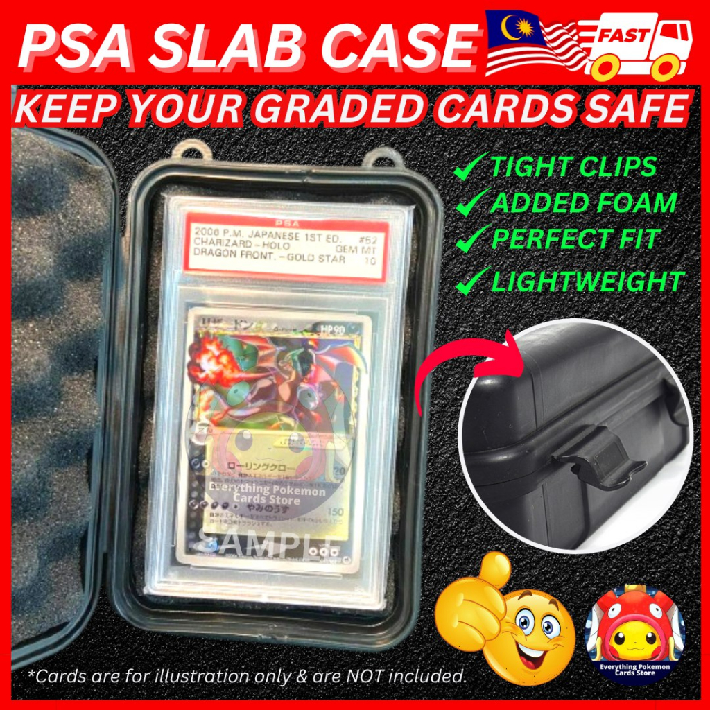 Graded Card Case PSA Card Slab Case BGS Card Holder CGC Card Storage ...