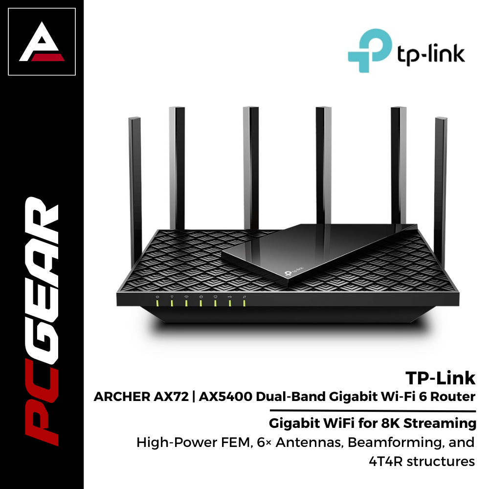 TP-Link Archer AX72 AX5400 Dual-Band Wi-Fi 6 Router | Shopee Singapore