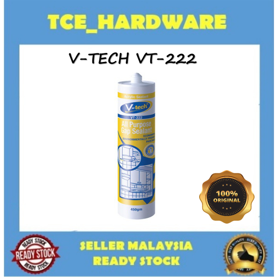 V-Tech VT-222 All Purpose Gap Sealant ( WHITE ) | Shopee Singapore