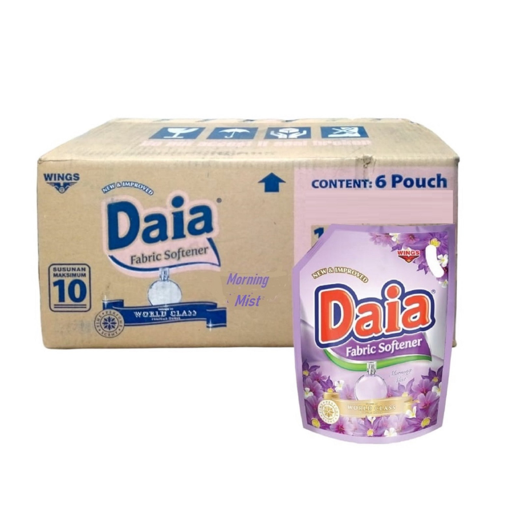 Daia Fabric Softener Morning Mist 1.6Lx6(1ctn) | Shopee Singapore