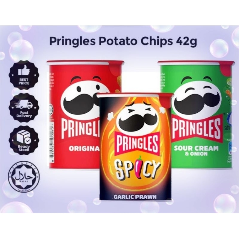 Pringles Potato Chips 42g [Assorted] | Shopee Singapore