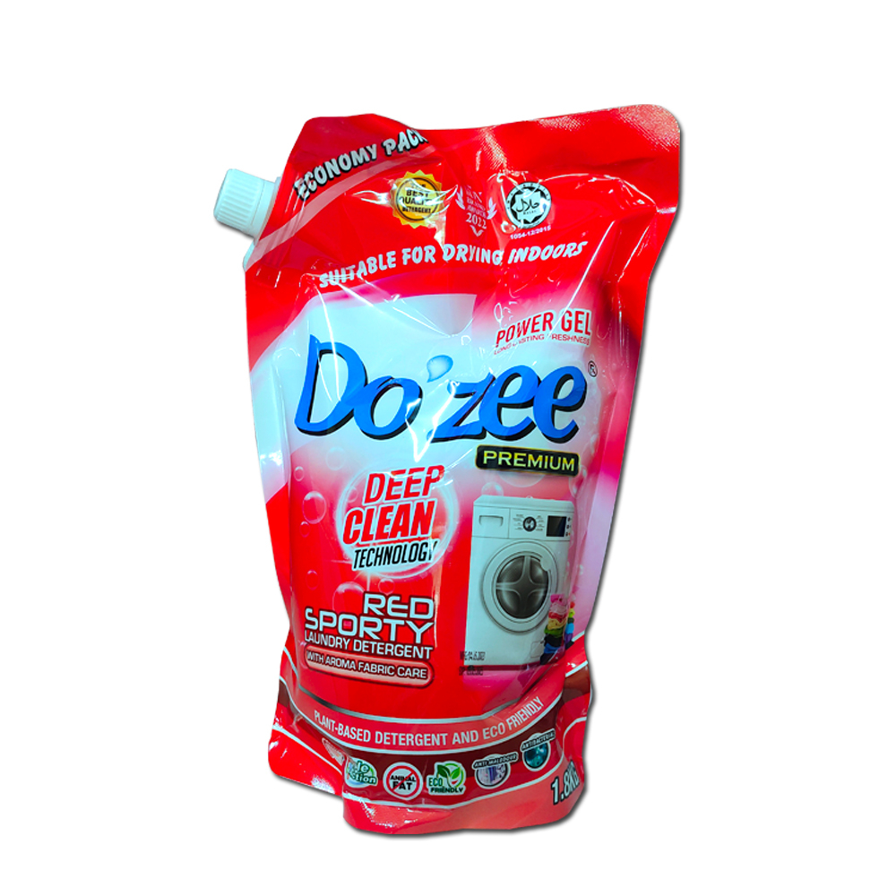Dozee Premium Red Sporty Laundry Detergent Refill Red Sporty 1.8Kg ...