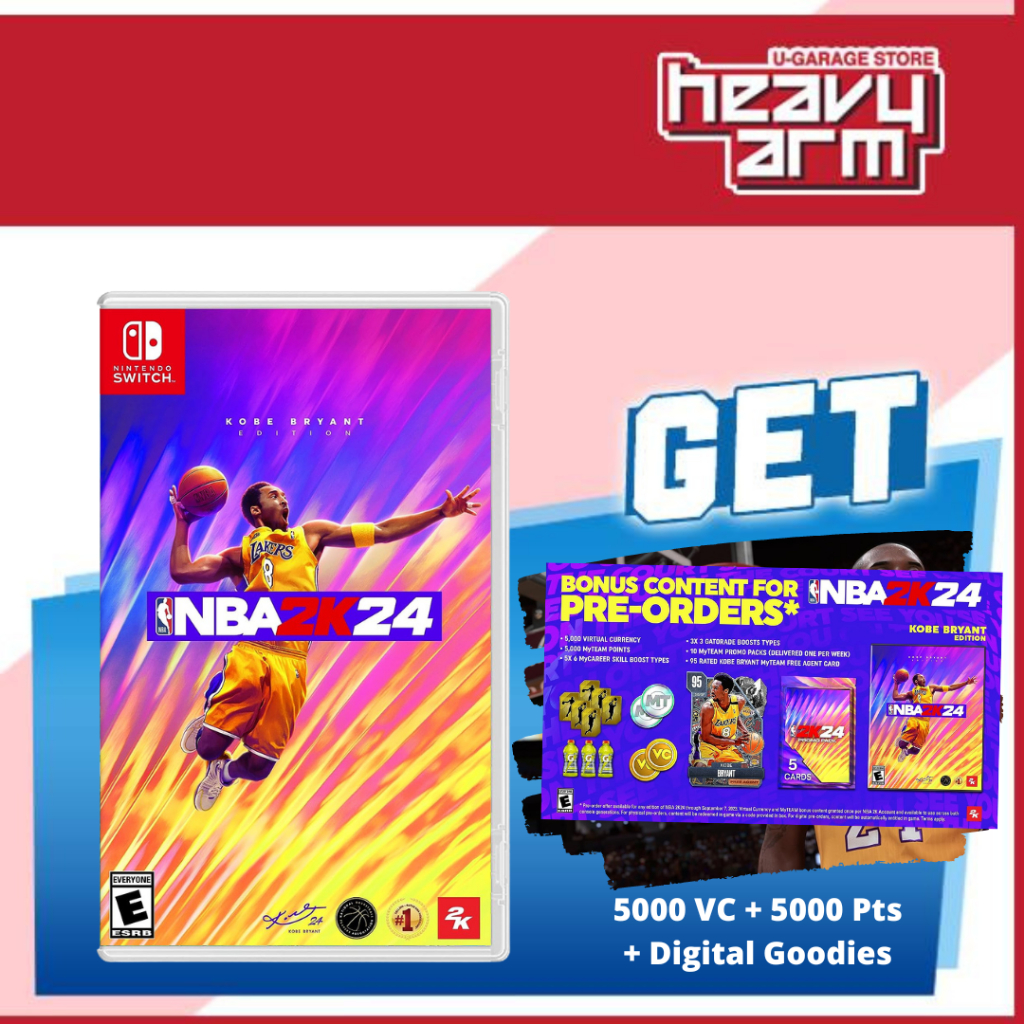 Switch NBA 2K24 Kobe Bryant Edition | Shopee Singapore