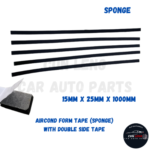 Air Cond Foam Tape 15mm x 25mm x 1000mm (Sponge) 1 Inch For Condenser ...
