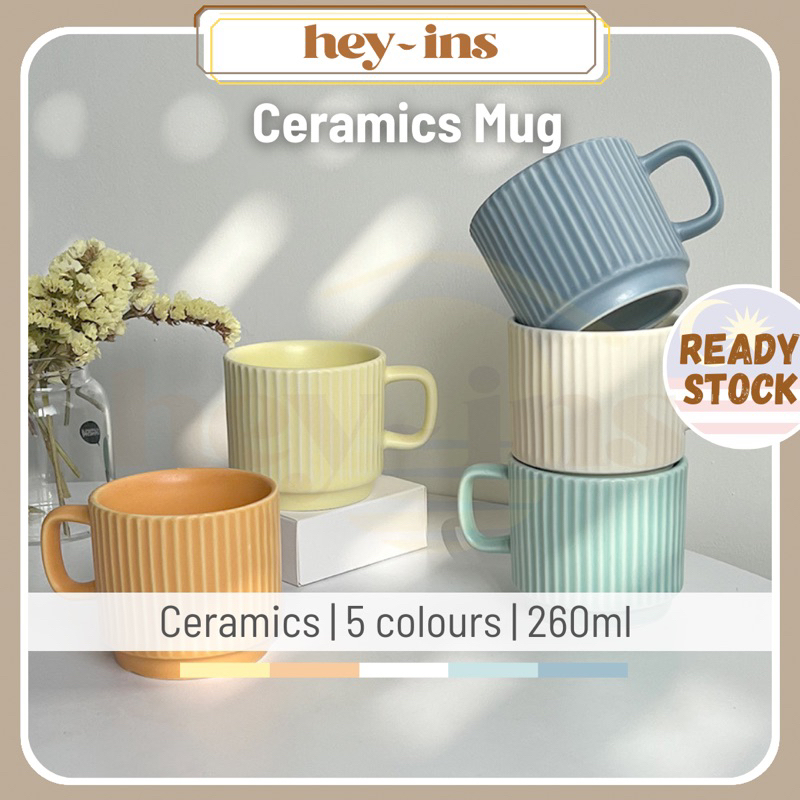 Style High Tea Cup Mugs Coffee Ceramic Mug Cup英式复古咖啡杯 | Shopee Singapore