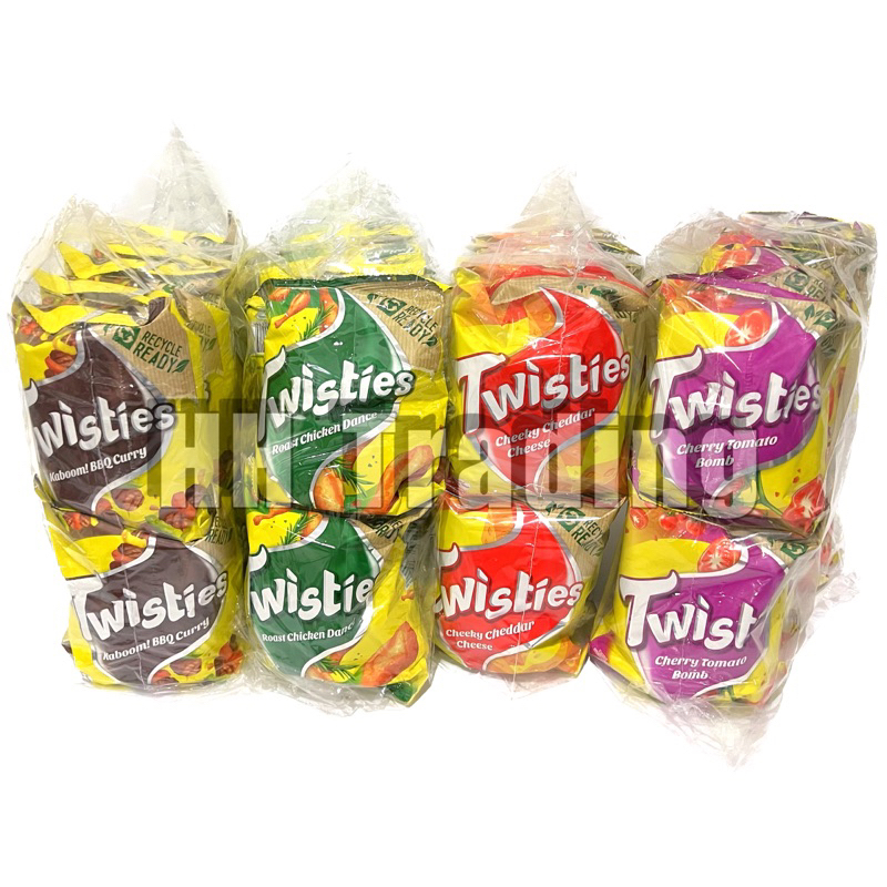 60g x 10’s TWISTIES CORN SNACKS (BBQ CURRY / CHICKEN / TOMATO / CHEESE ...