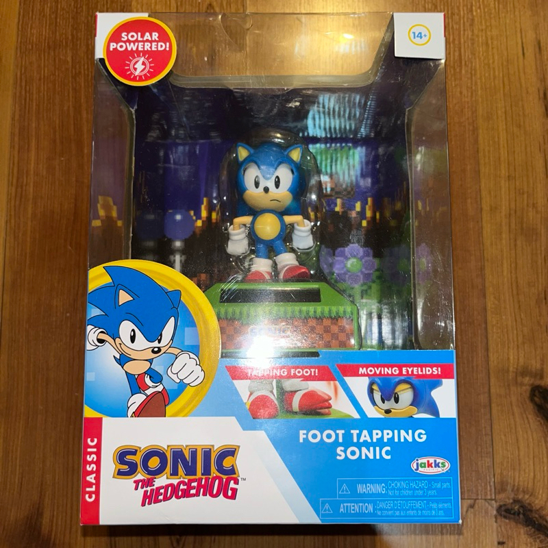 Classic Sonic The Hedgehog Foot Tapping Solar Powered Jakks Pacific ...
