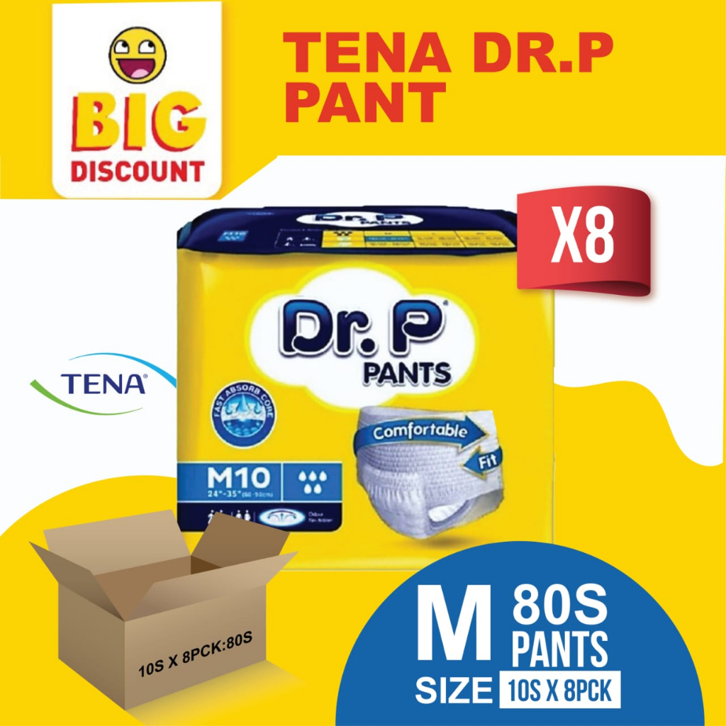 Dr.P by TENA Pants / Tape Adult Diaper (M/L/XL) | Shopee Singapore