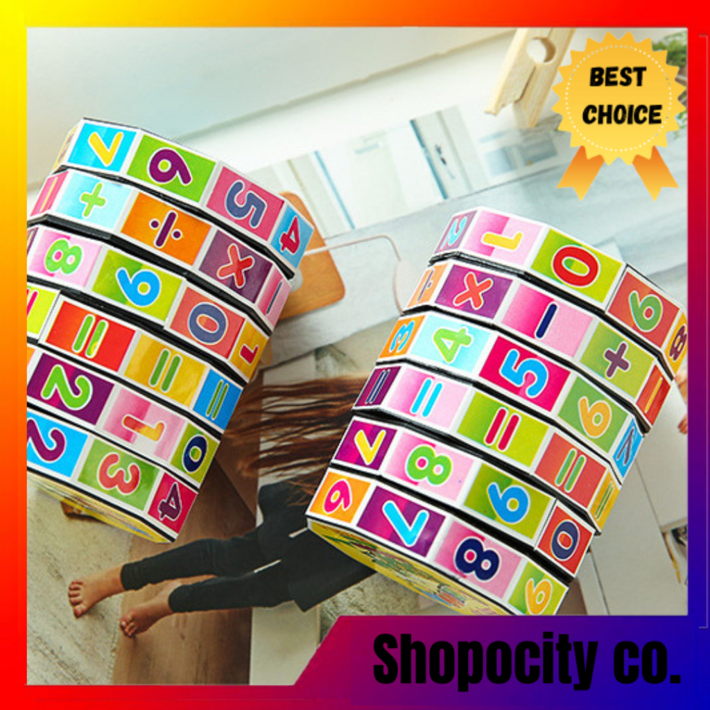 Cylindrical Plastic Rubik's Cube Children's Digital Rubik's Cube ... Cylindrical Plastic Rubik's Cube Children's Digital Rubik's Cube ...