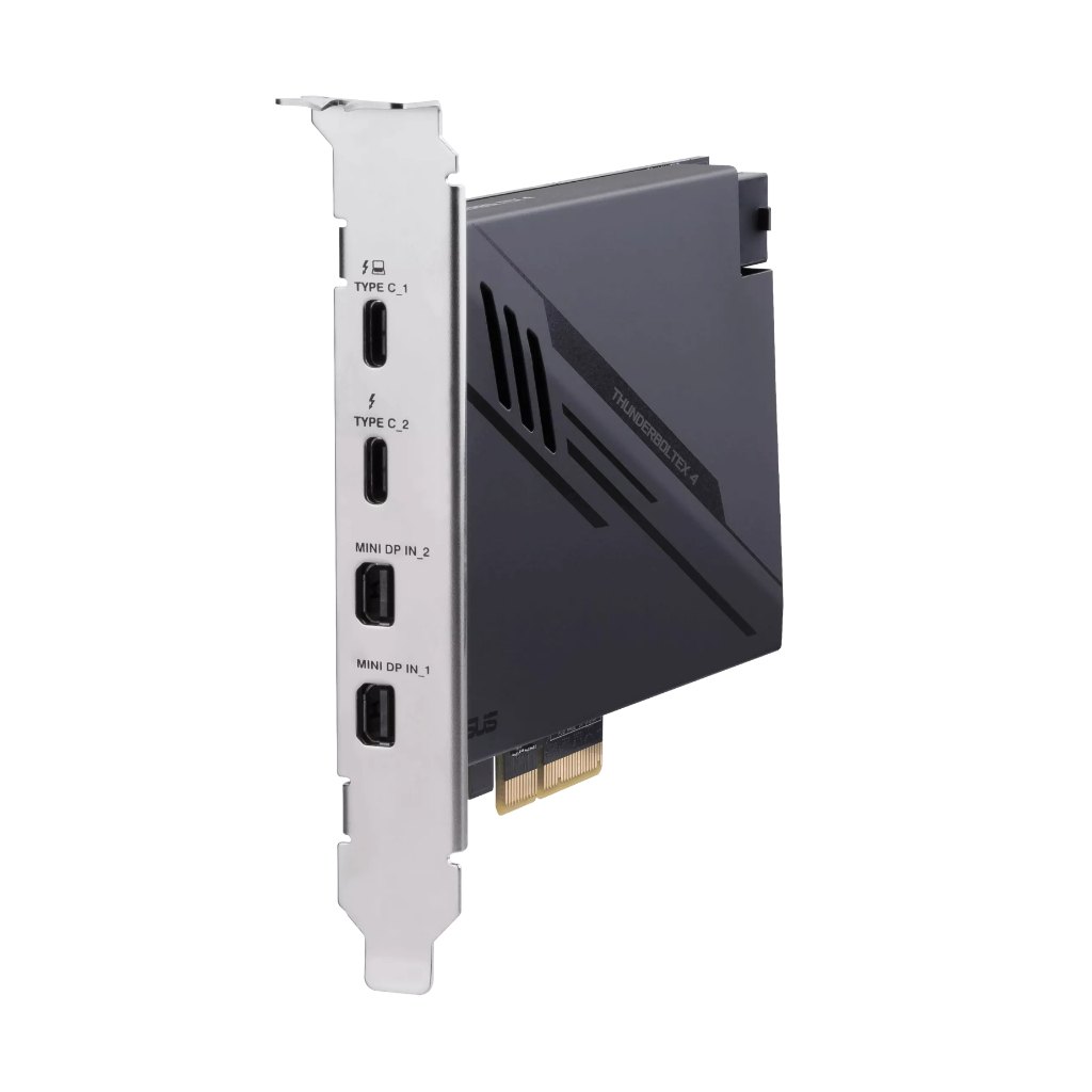 ASUS ThunderboltEX 4 expansion card, dual ThunderboltTM 4 (USB‐C ...