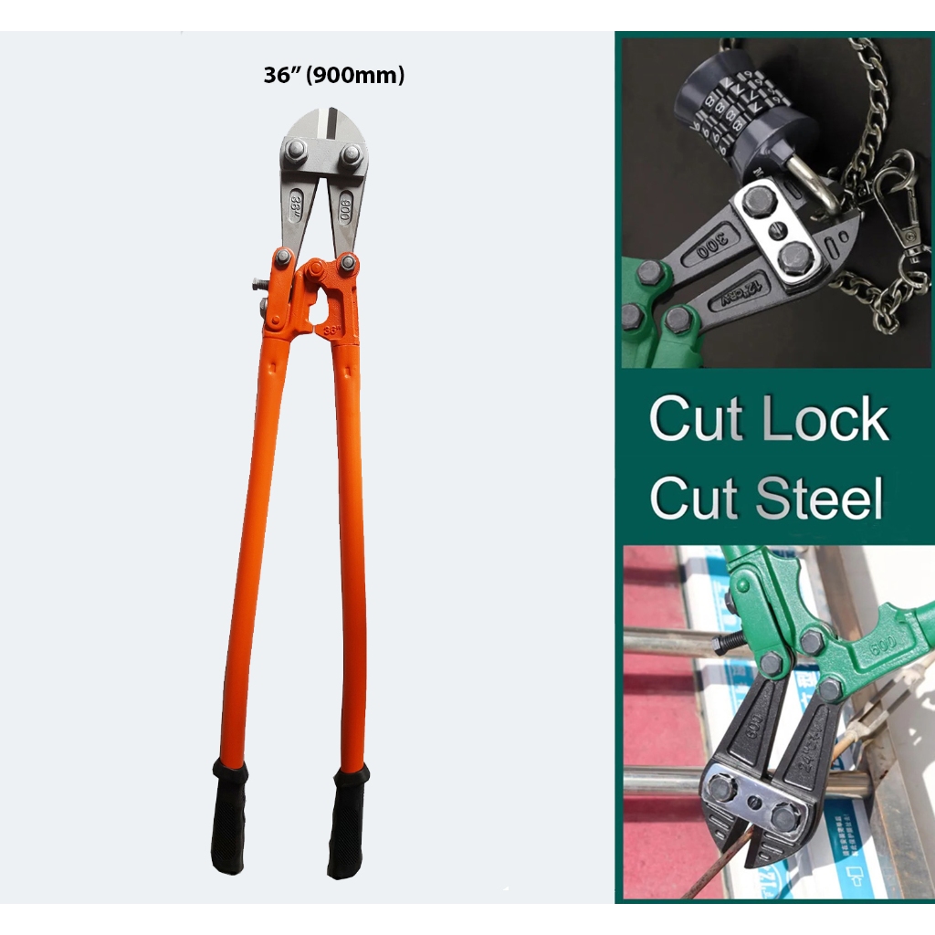 Heavy Duty Bolt Cutter Steel Wire Cutter Lock Chain Cutter Rebar Steel ...