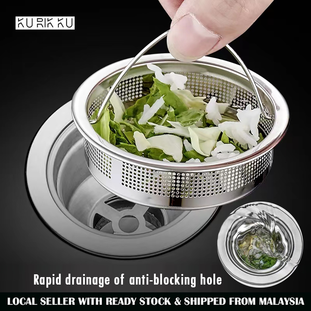 Kitchen Hand Held Sink Strainer Stainless Steel Sink Drain Filter Sink ...