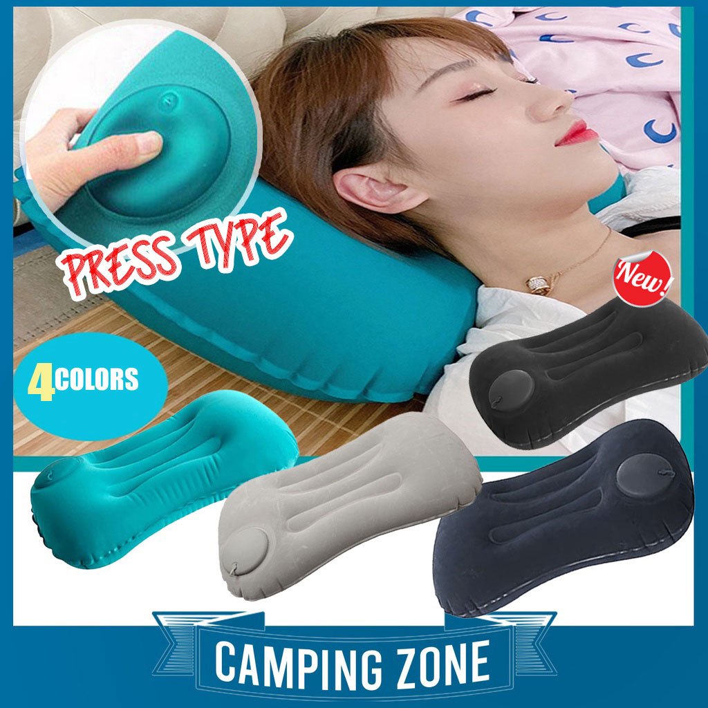 Inflatable Pillow Press Type Air Pillow Travel Pillow Neck Travel ...